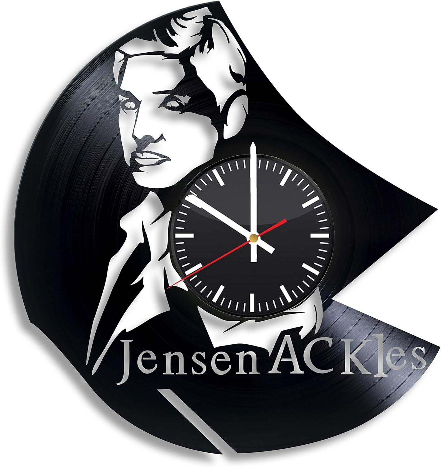 Amazon.com: BroStore Decor Jensen Ackles Vinyl Wall Clock, Supernatural ...