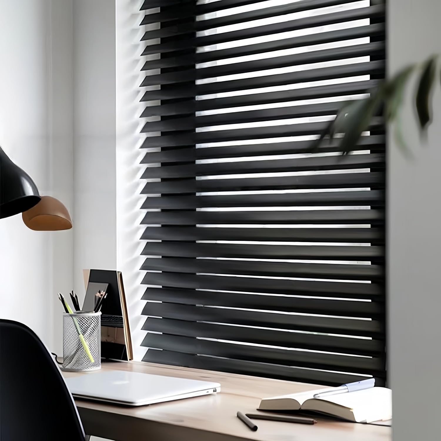 Amazon.com: Cordless 2-Inch Solid Wood Blinds,DIY Window Venetian Blind ...