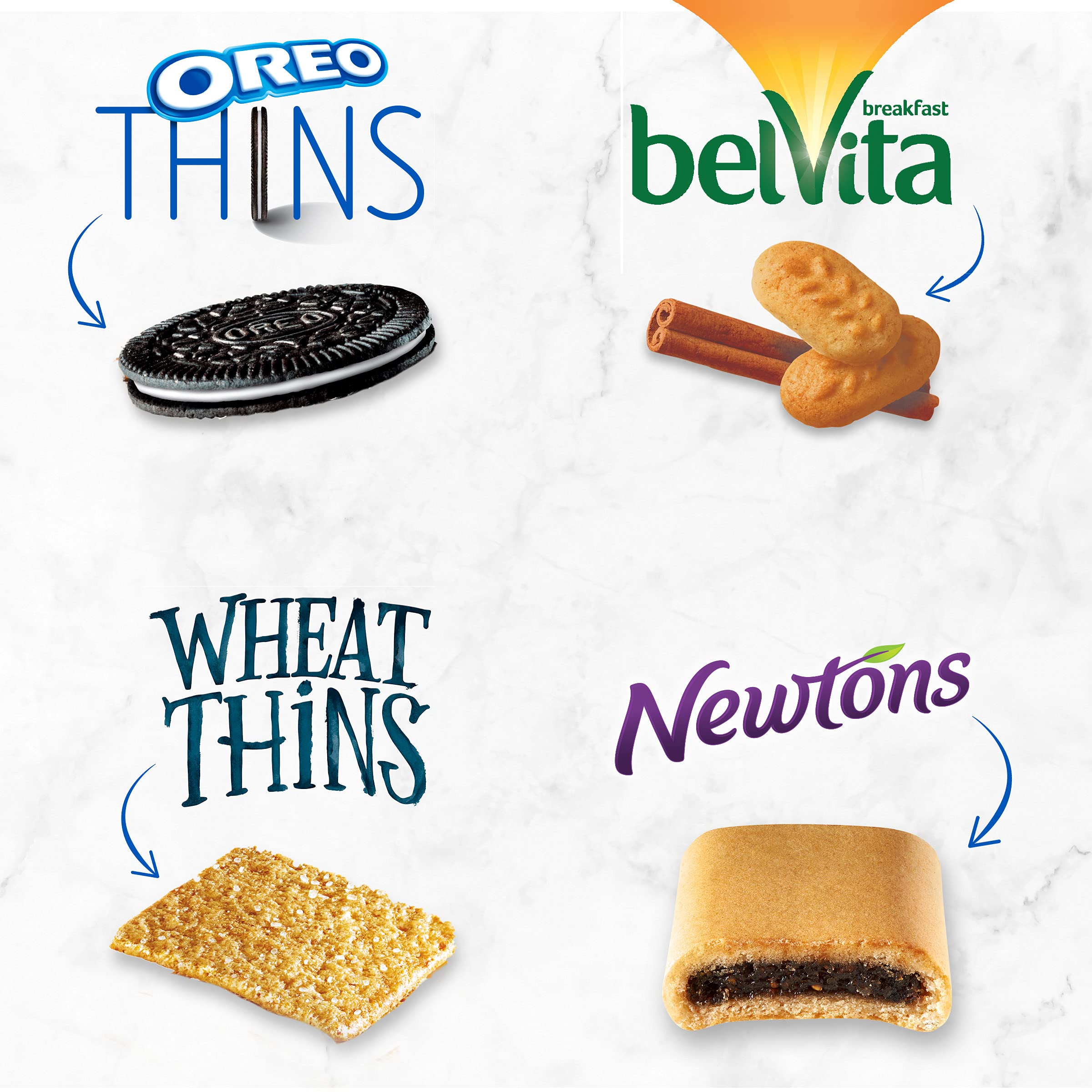 OREO Thins, belVita Bites Cinnamon Brown Sugar Breakfast Biscuits ...