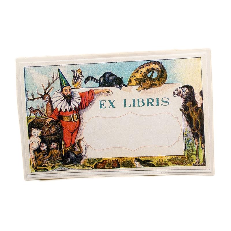 Amazon.com: Animal Bookplates for Childrens Books, Set of 10, Self ...