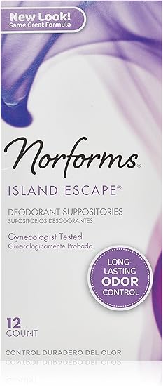 Norforms Suppositories Island Escape 12 Count : Amazon.ca: Beauty ...