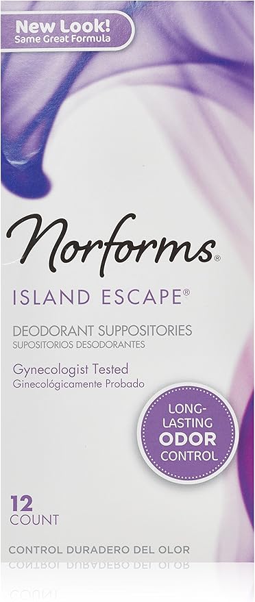 Norforms Suppositories Island Escape 12 Count : Amazon.ca: Beauty ...