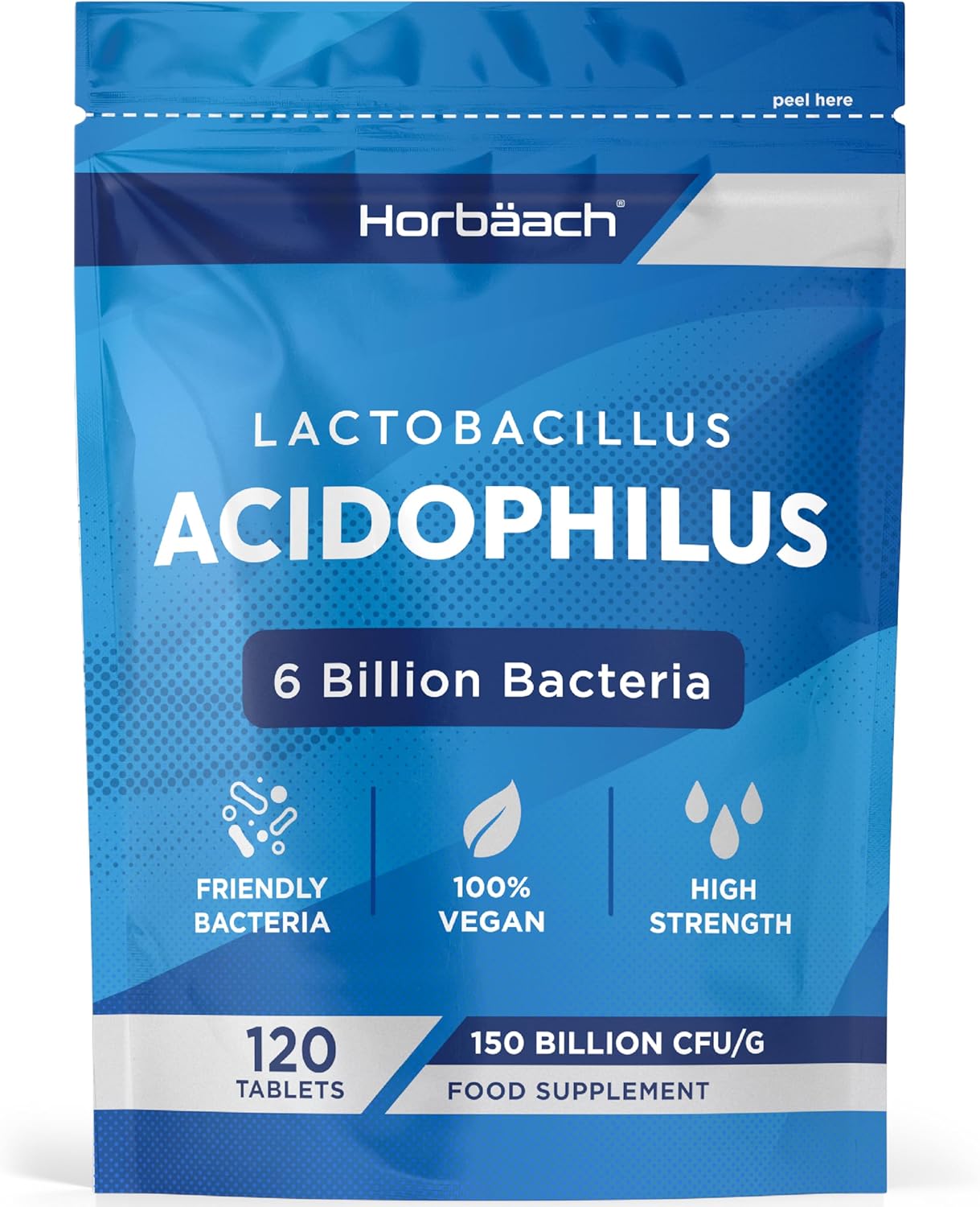 Acidophilus Probiotic Tablets | 6 Billion CFU | Probiotic Supplement ...