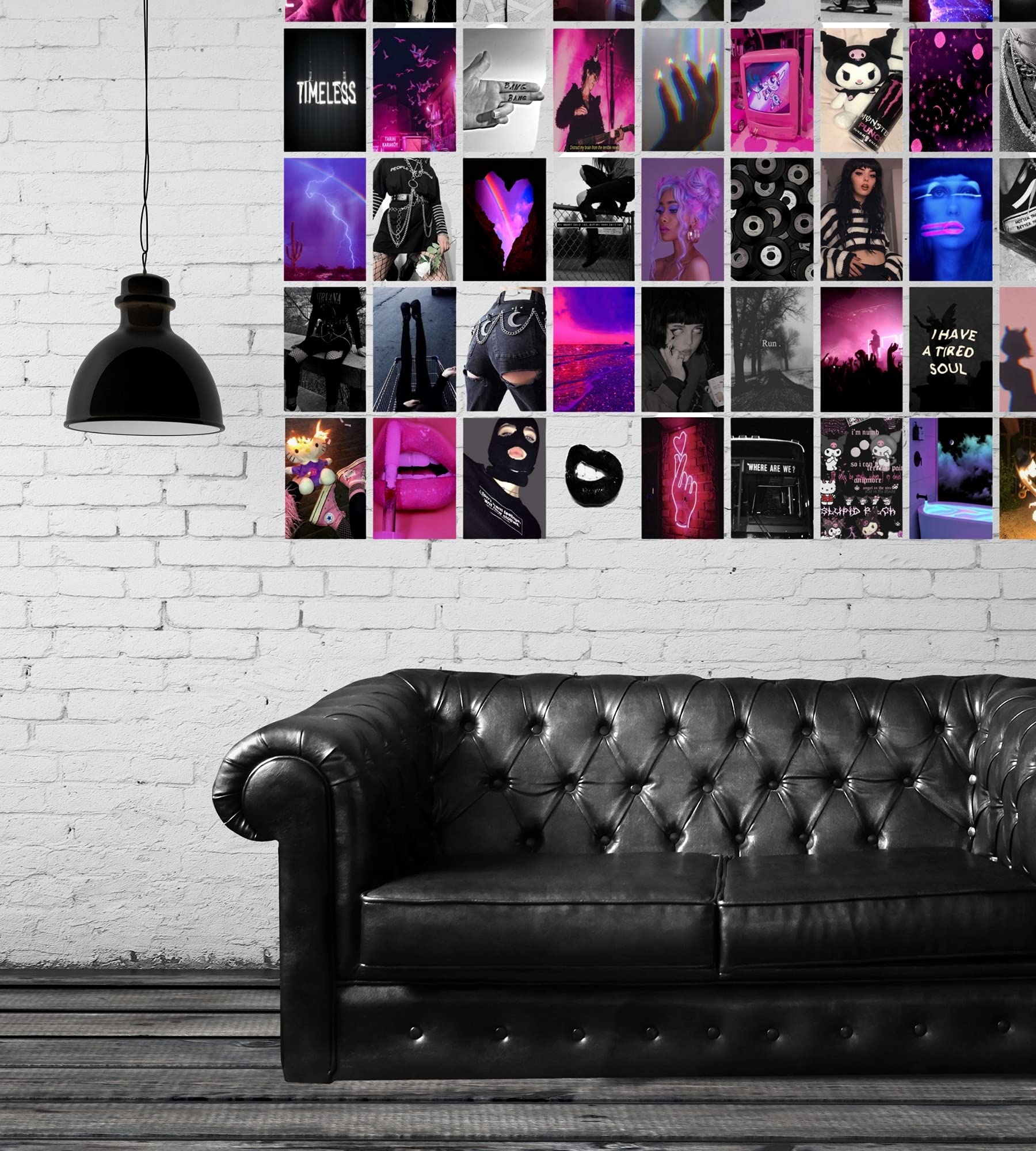 Jack Meets Kate Emo Room Decor for Teen Girls, Photo Wall Collage Kit ...