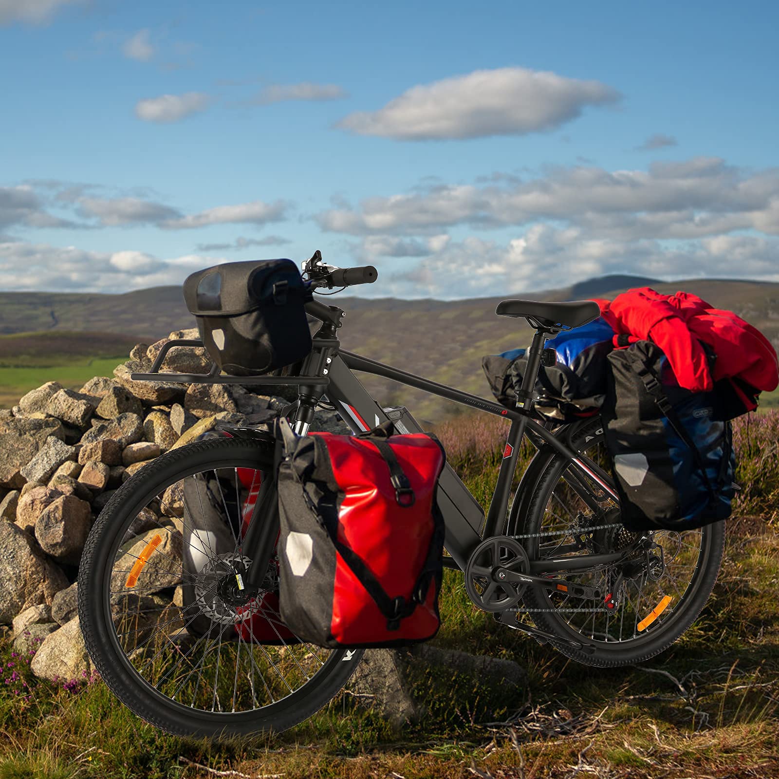 Casulo Electric Mountain Bike 26'' Road Touring Bikes for Adult, Electric Commuter Bicycle for ...