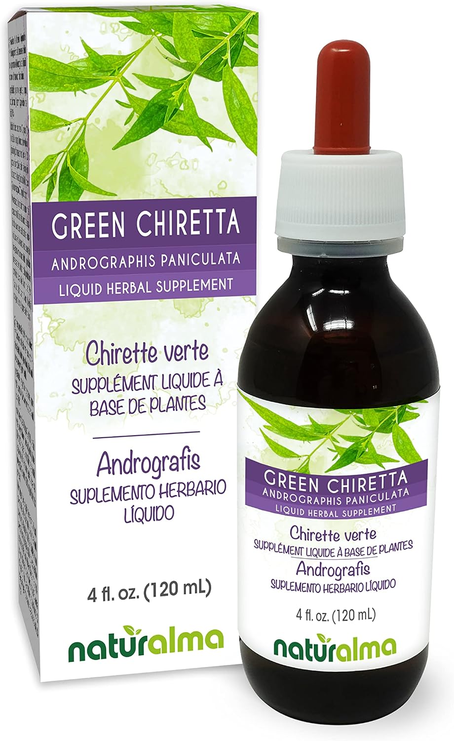 Amazon.com: Naturalma Green Chiretta (Andrographis paniculata) Tops ...