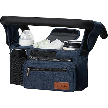Amazon.com : Momcozy Universal Baby Stroller Organizer, 2 Insulated Cup ...