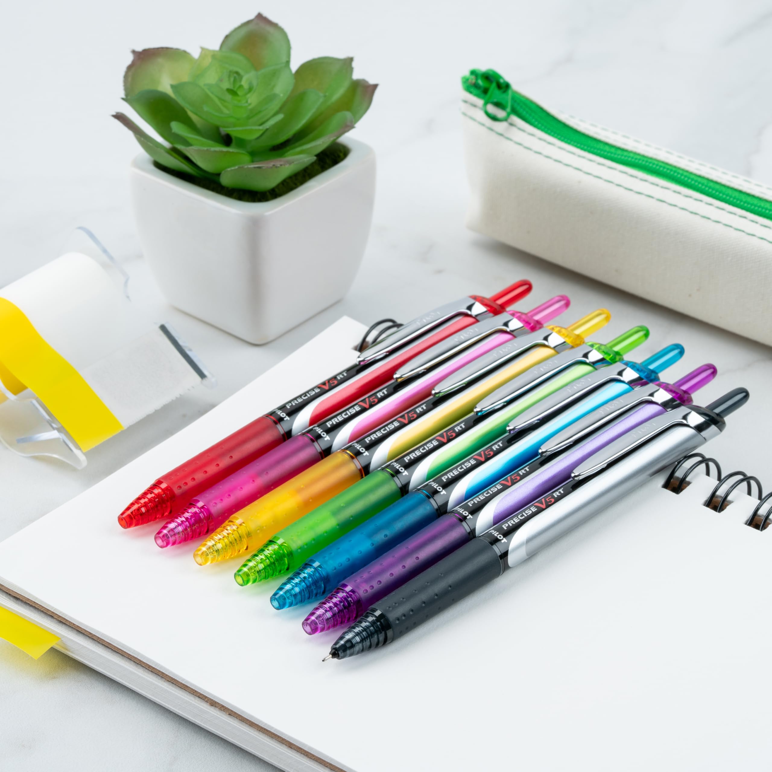 Snapklik.com : Pilot, Precise V5 RT Refillable & Retractable Rolling ...