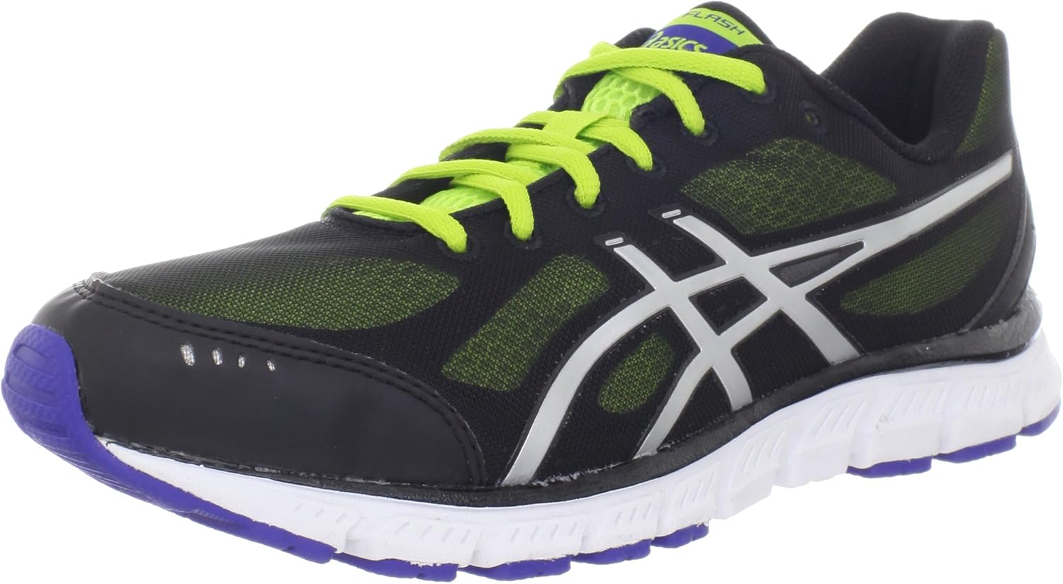 Amazon.com | ASICS Men's Gel-Flash Running Shoe,Black/Lightning/Lime,10 ...