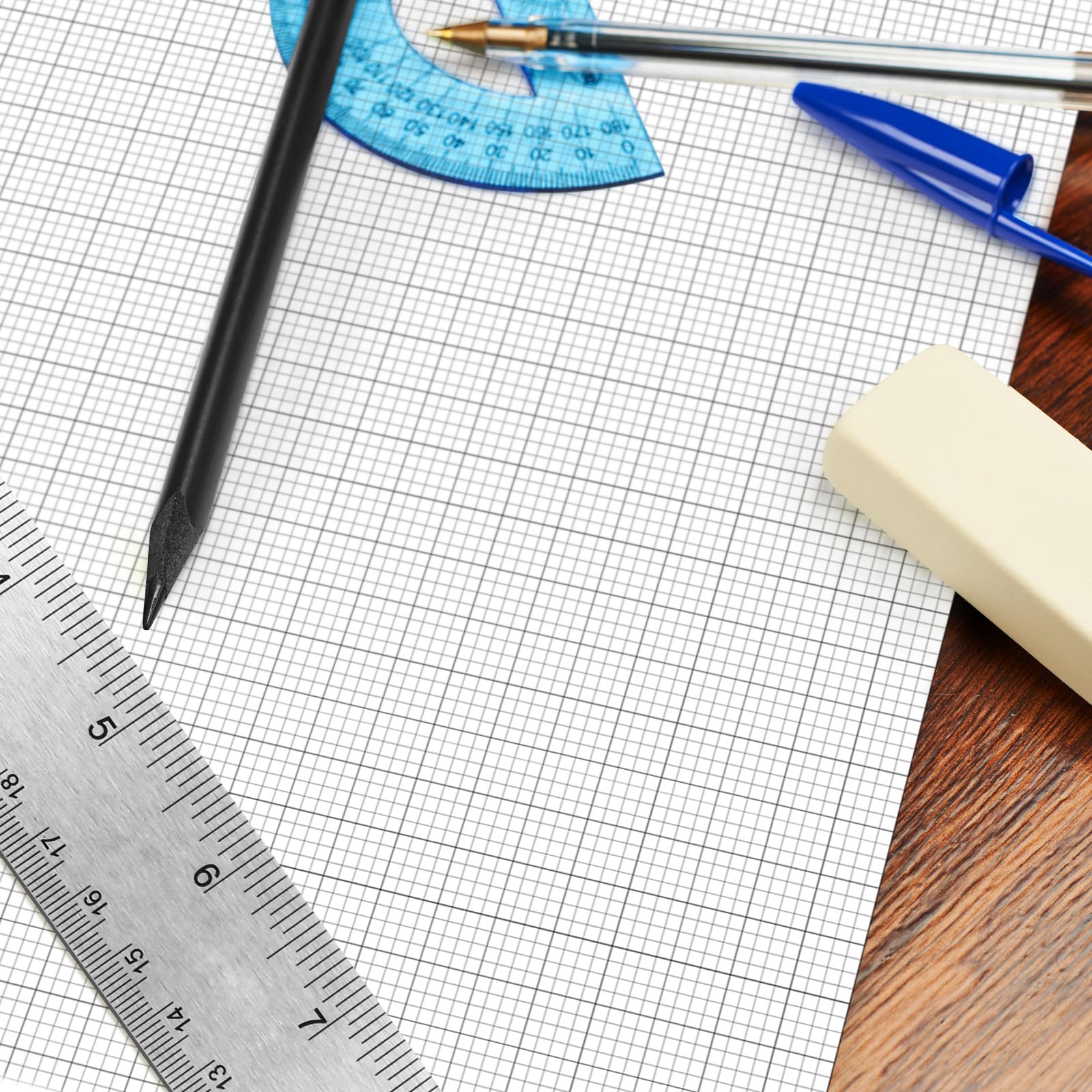 Printable PDF 25 Sheet Graph Paper Pad 24\" X 36\" Large Graph Paper 1 ...