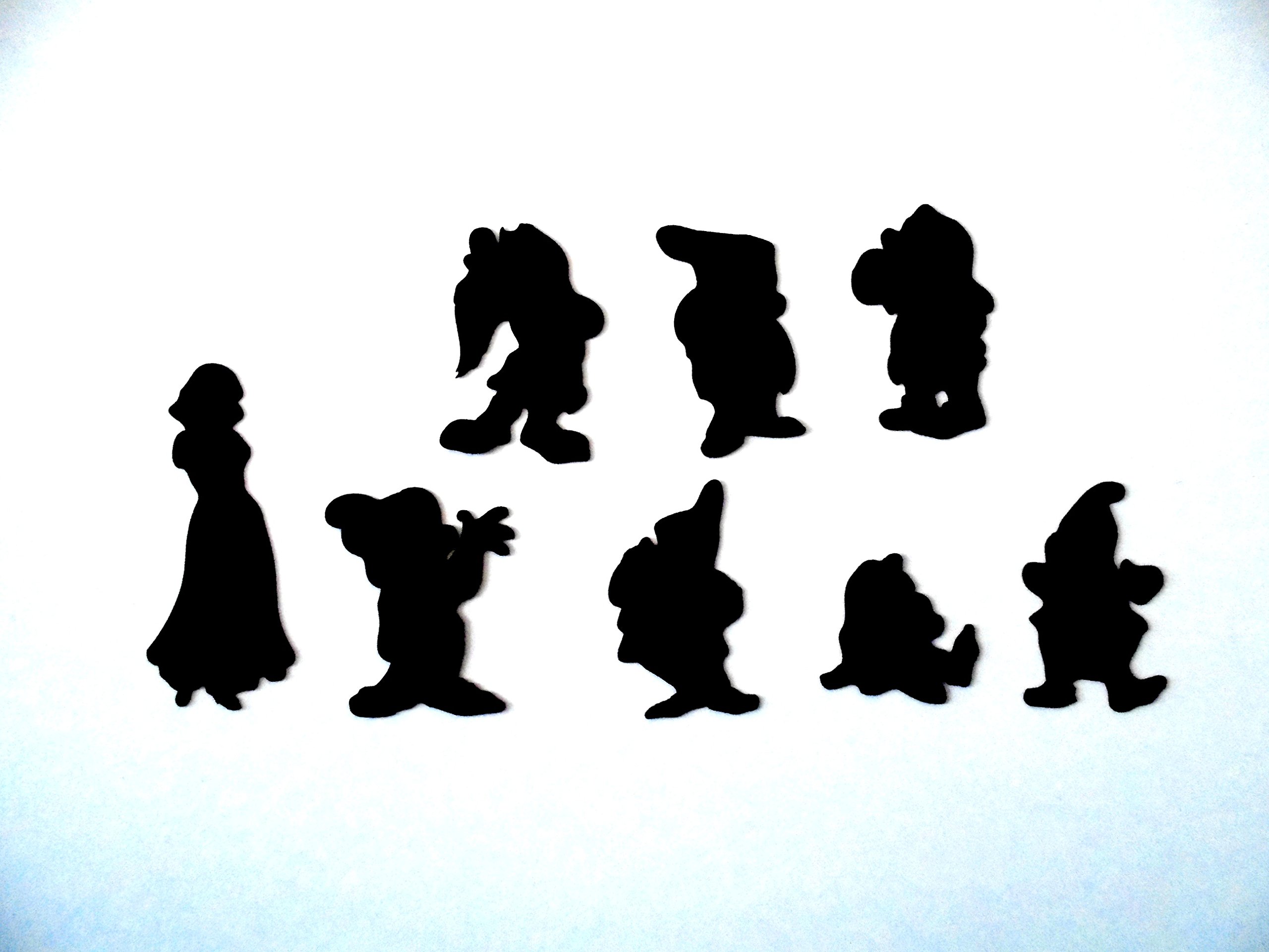 Snow White And The Seven Dwarfs Silhouette