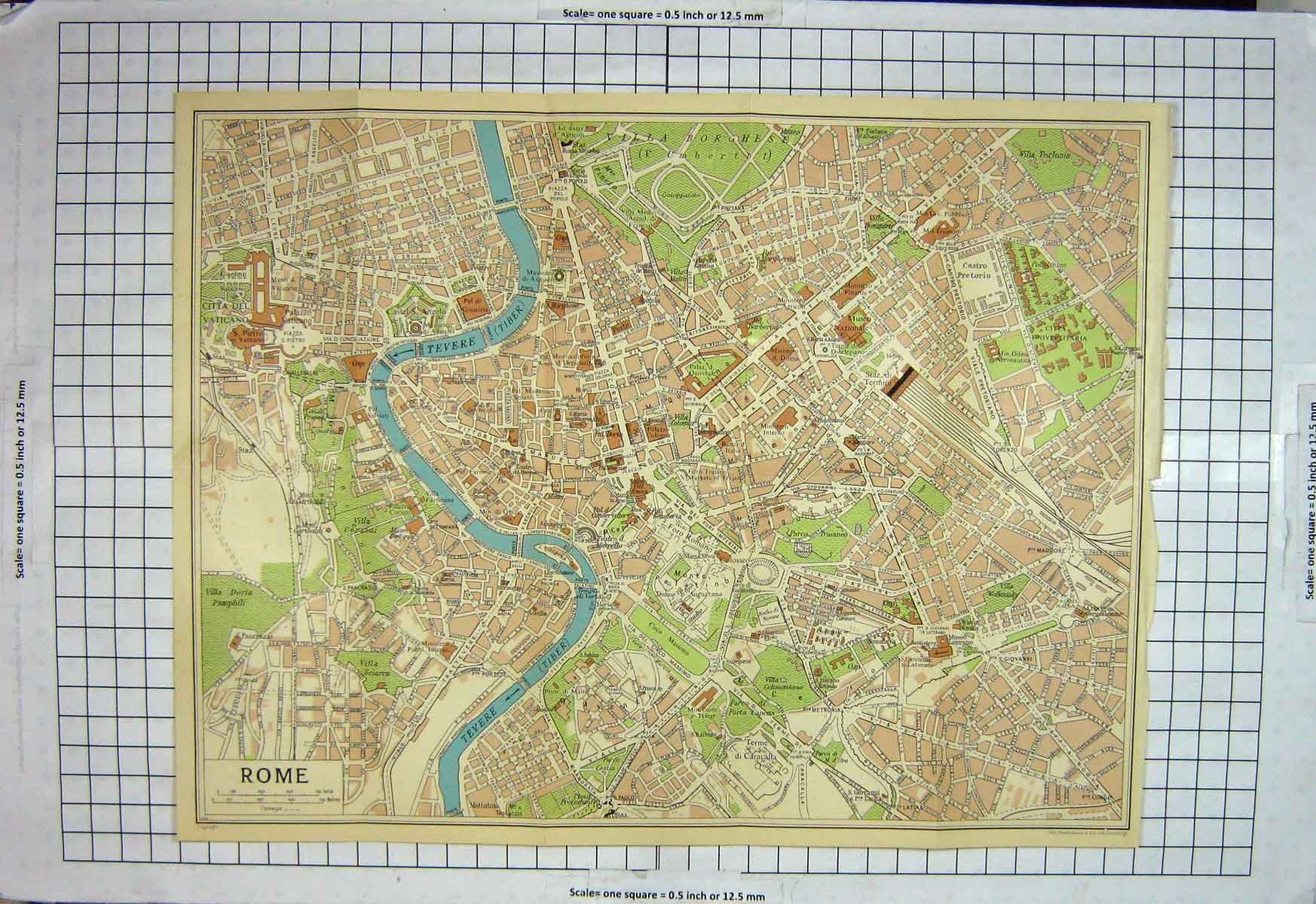 Tiber River Map