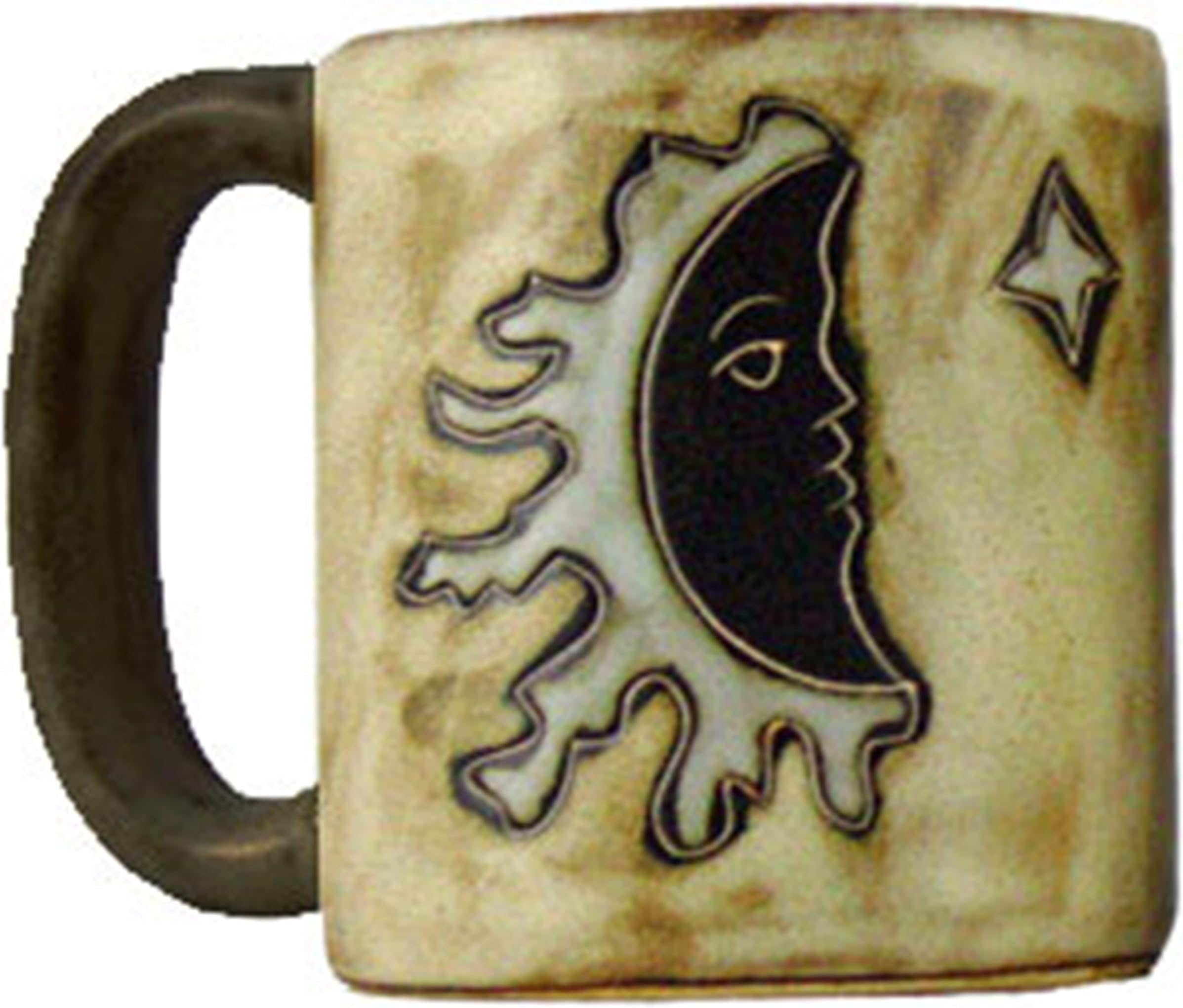 Amazon.com | Mara Stoneware Mug - Motorcycles - 16 oz: Coffee Cups & Mugs