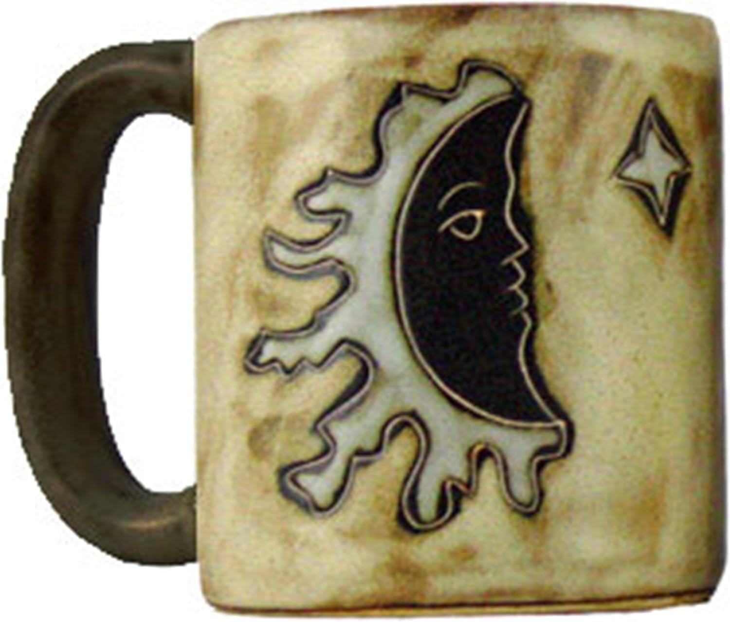 Amazon.com | Mara Stoneware Mug - Sun - Moon Tan - 16 oz: Coffee Cups ...