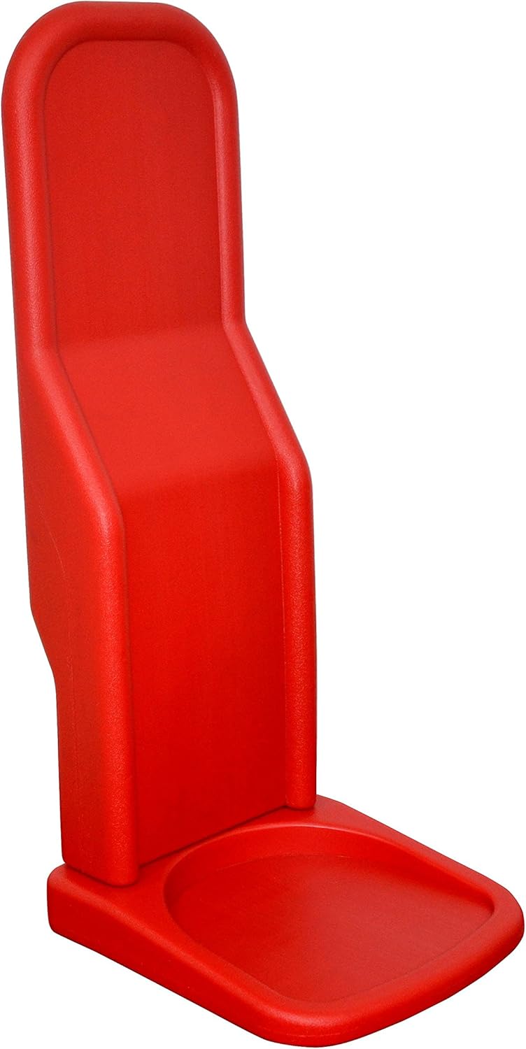 Single Plastic Fire Extinguisher Stand - Fits All Makes and Models/Red ...