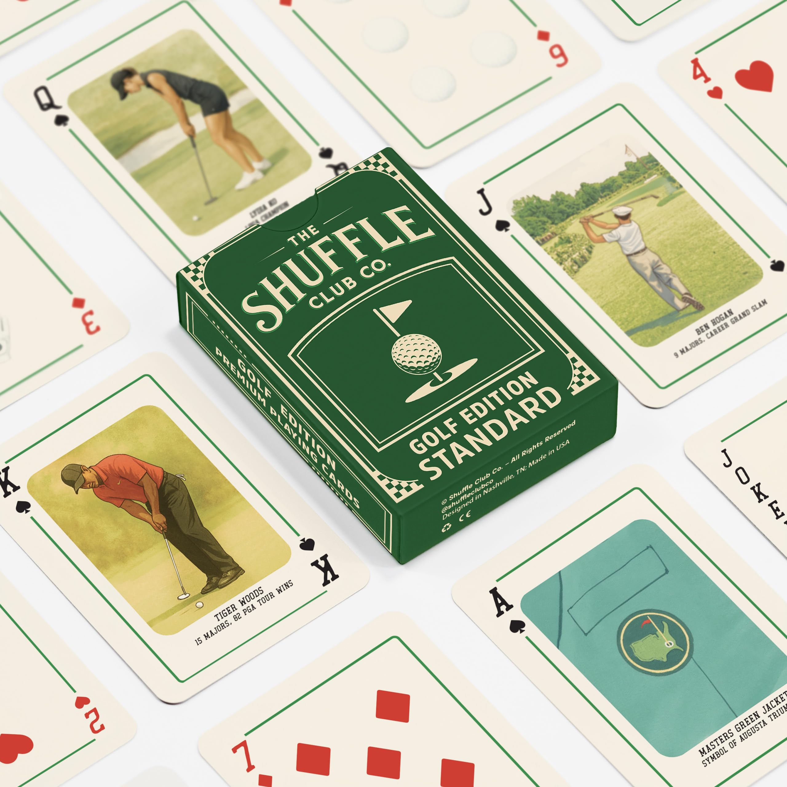 Playing Cards With Golf Theme