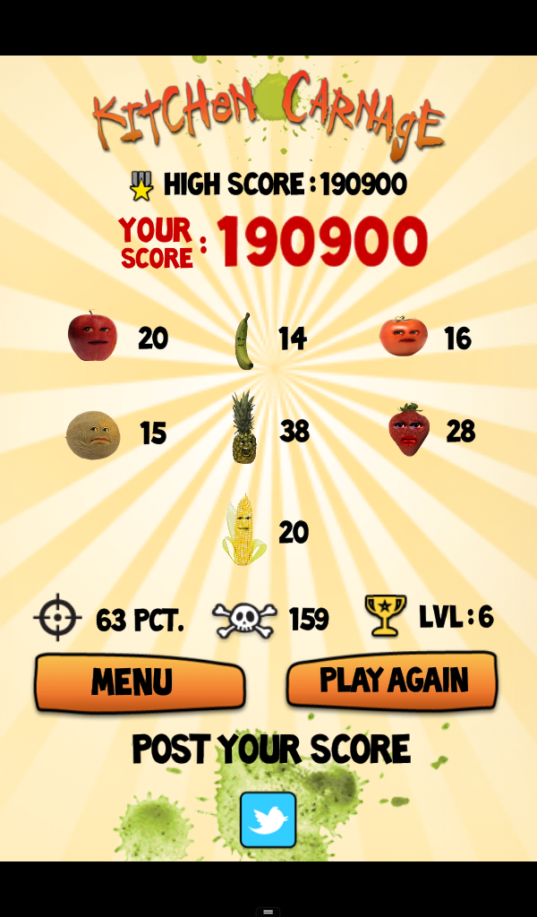 Annoying Orange: Kitchen Carnage - App on Amazon Appstore