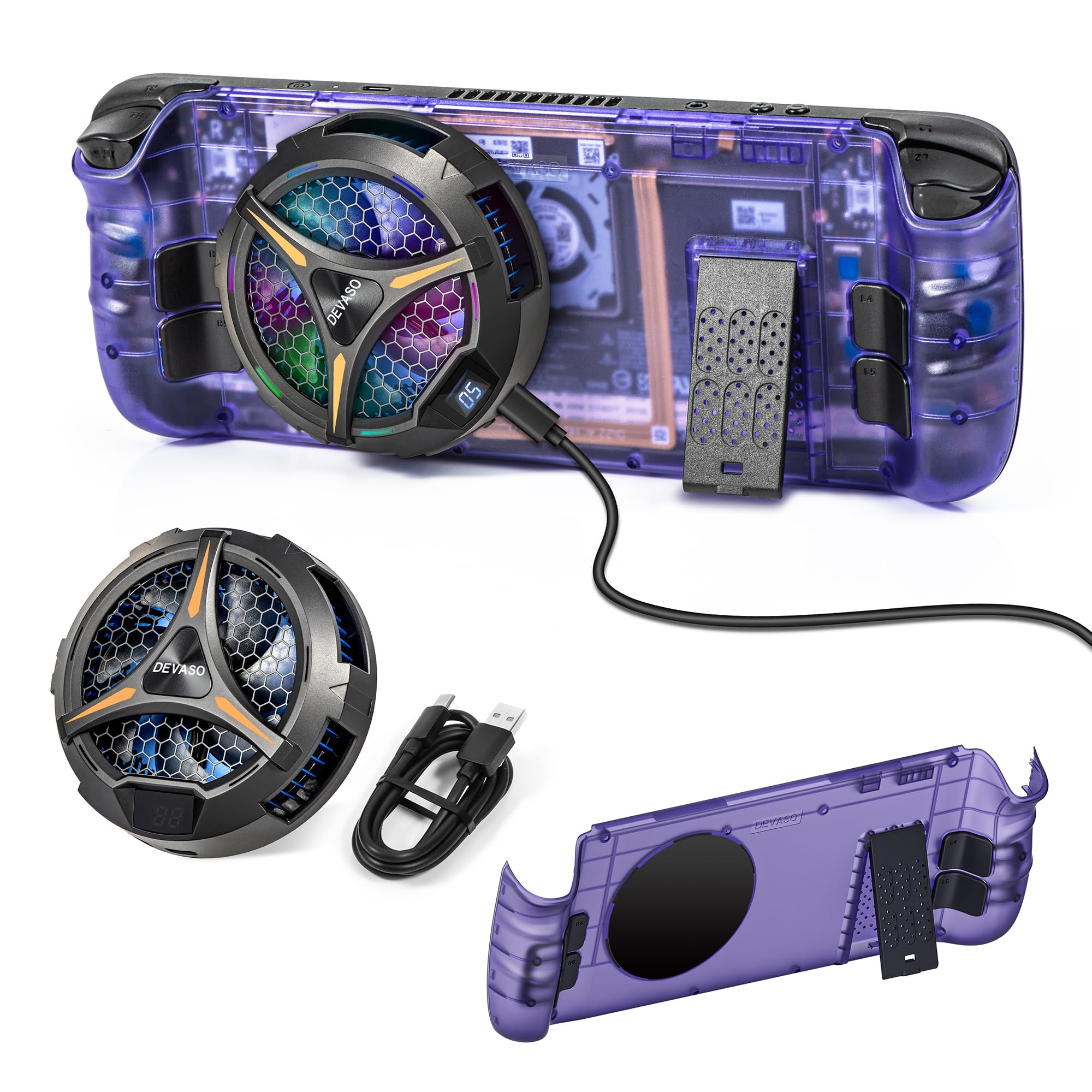 Amazon.com: DEVASO Transparent Back Plate with Semiconductor Cooler for ...