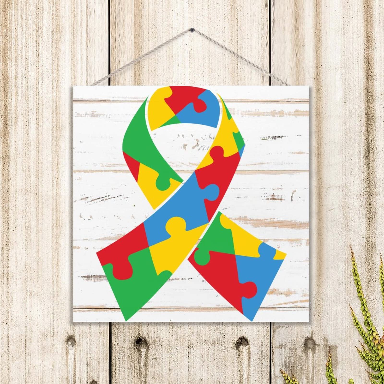Autism Awareness Ribbon Clip Art