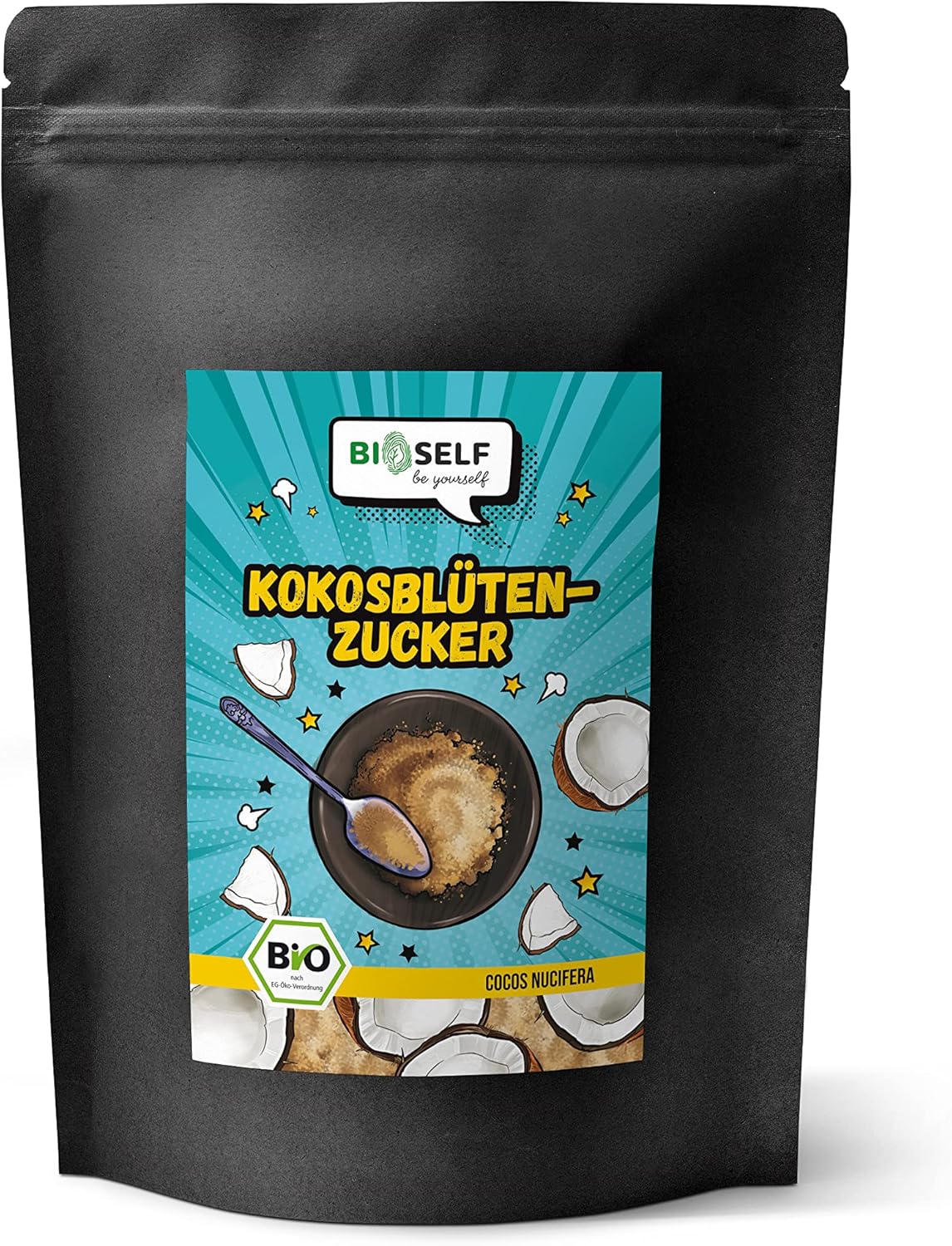 Bioself Zucchero di Fiori di Cocco biologico (0.5 kg) : Amazon.it ...