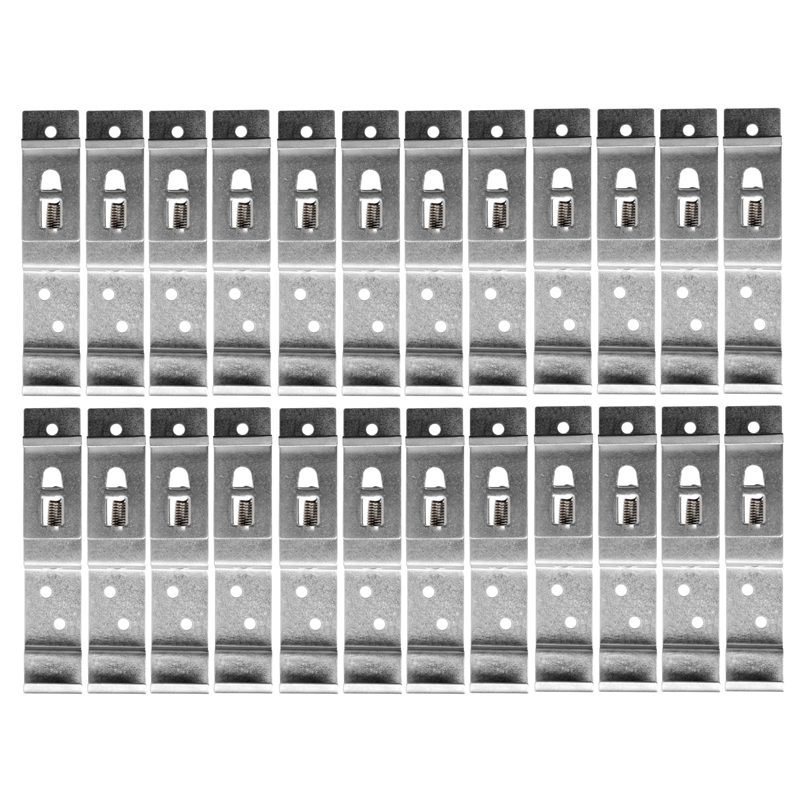 BITS4REASONS 24 X (12 PAIR) TRAILER NUMBER PLATE HOLDERS CLIPS LICENSE ...