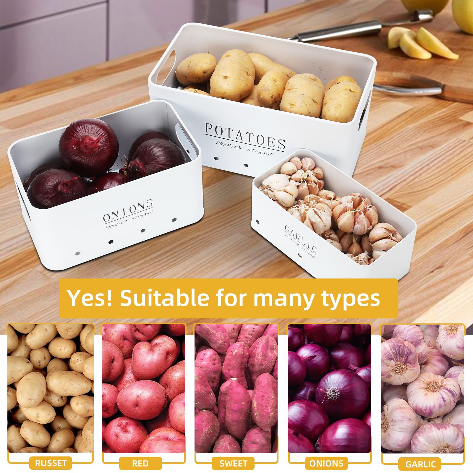Potato Box For Dry Storage