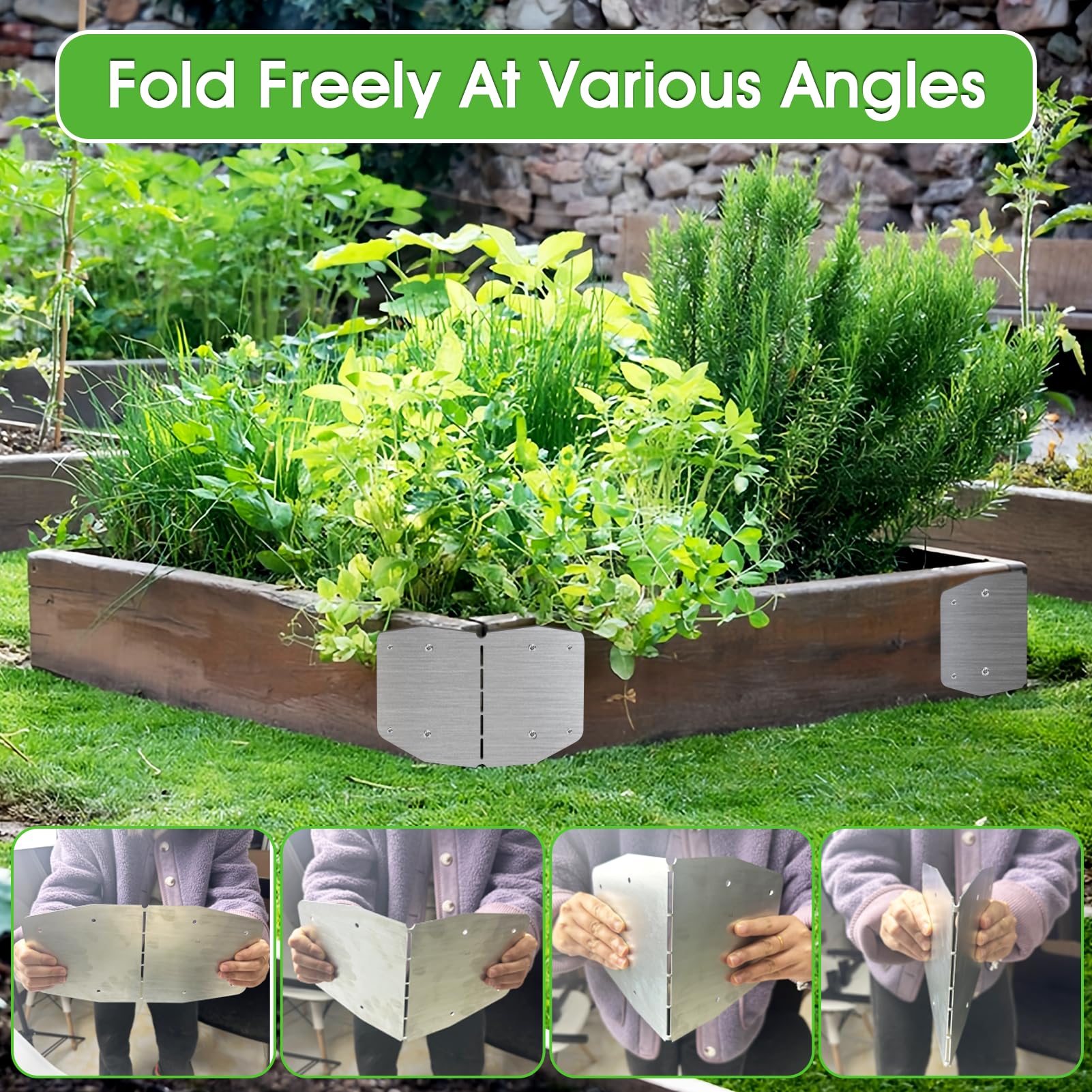 Gardening Corner Brackets Jh Mech OEM/ODM Carbon Steel Raised Bed