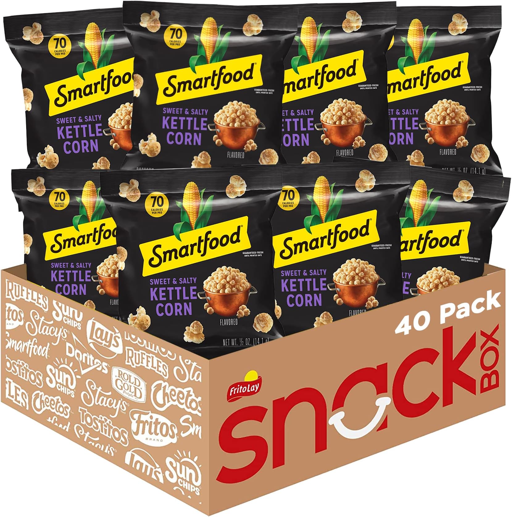 Amazon.com: Smartfood Popcorn, Sweet & Salty Kettle Corn, 0.5 Ounce ...