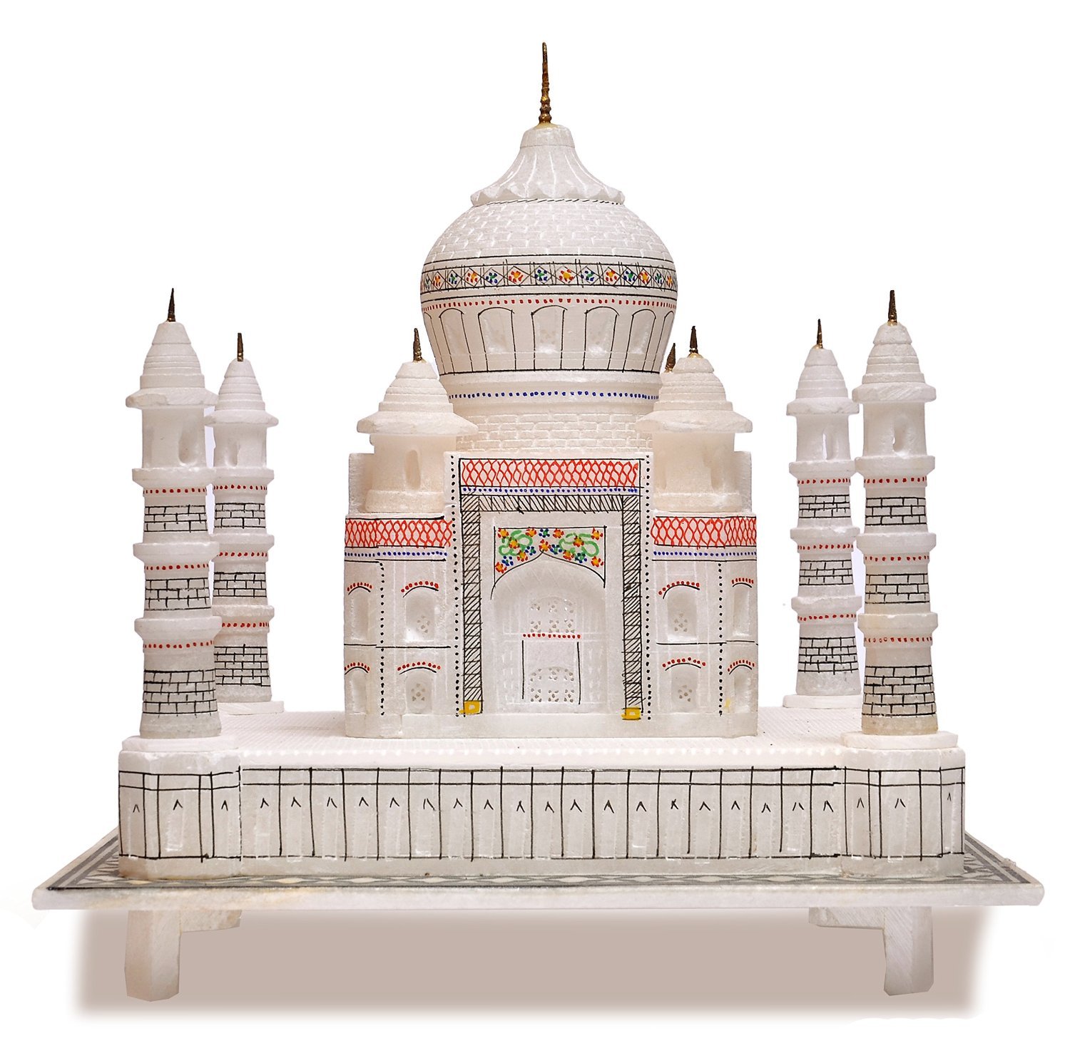 Artist Haat Marble Handmade Taj Mahal Replica With Fine Work ...