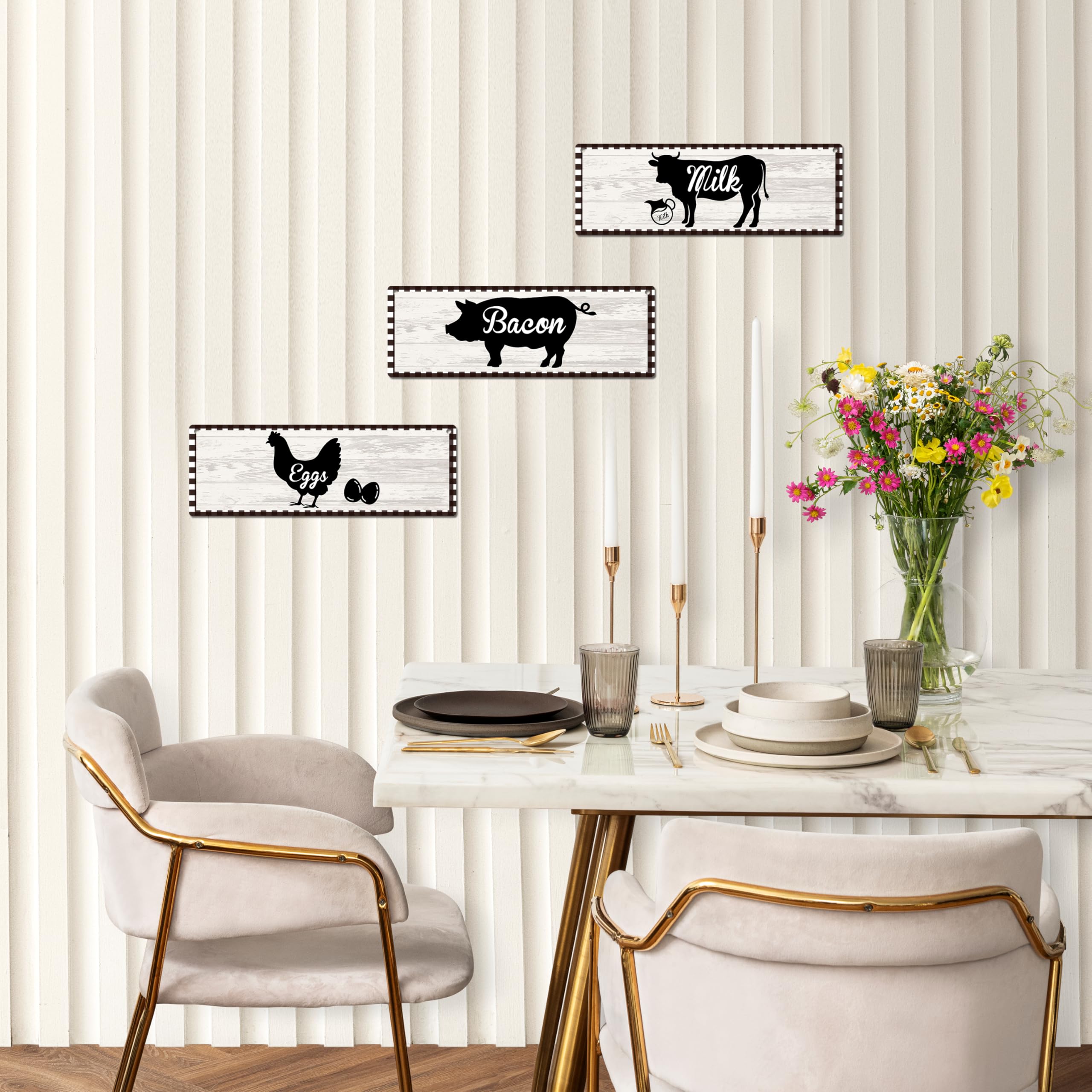 Farmhouse Kitchen Milk Signs