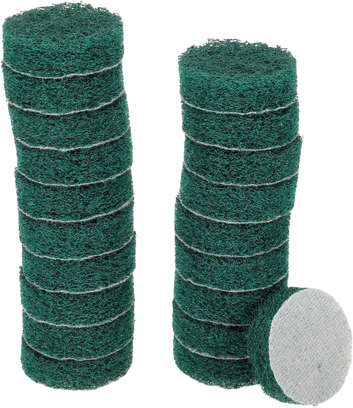 Amazon.com: HARFINGTON 20pcs Scrubber Scouring Pads 180 Grits 2 Inch ...