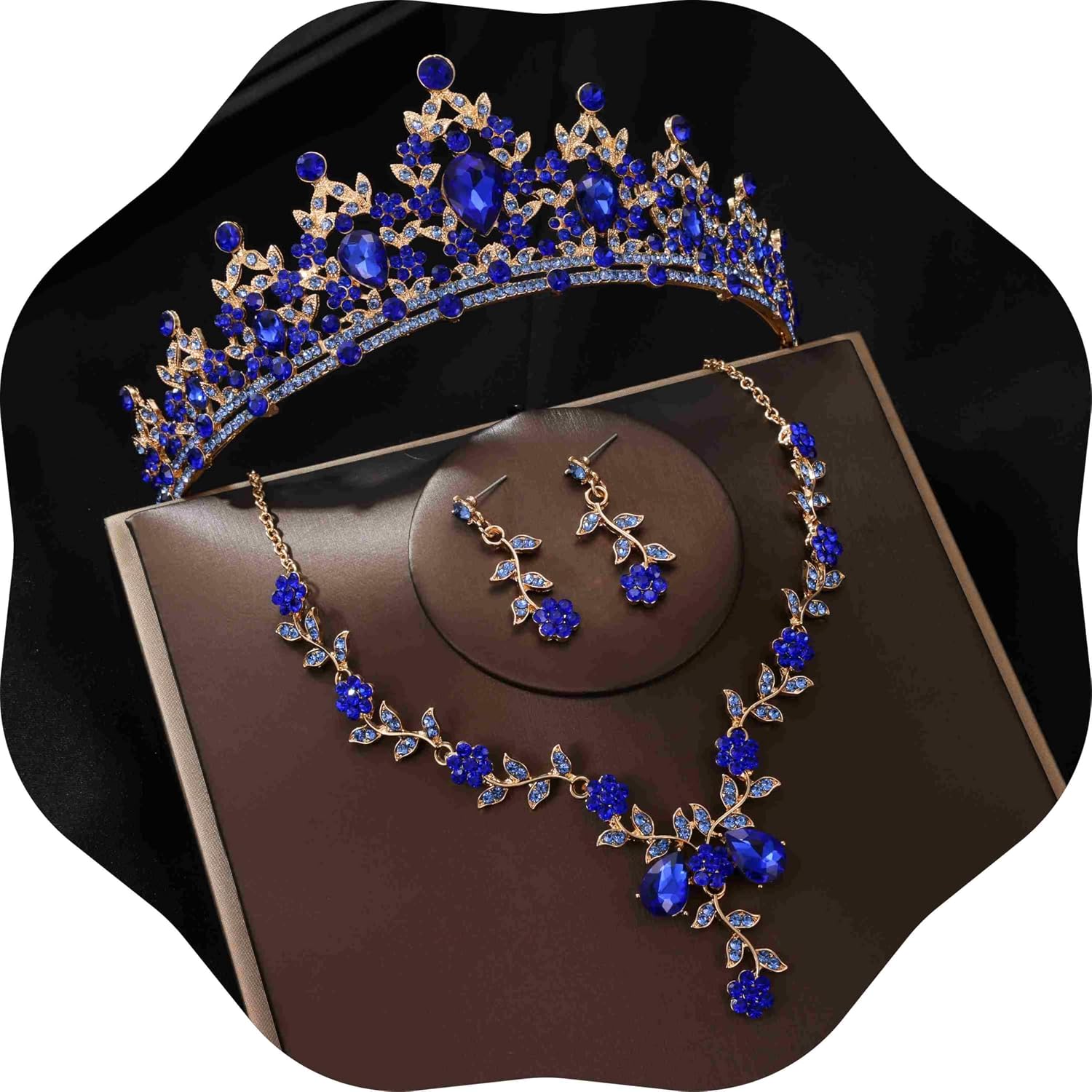 Amazon.com: Kamirola Tiaras and Crowns for Women,Tiaras Earrings ...