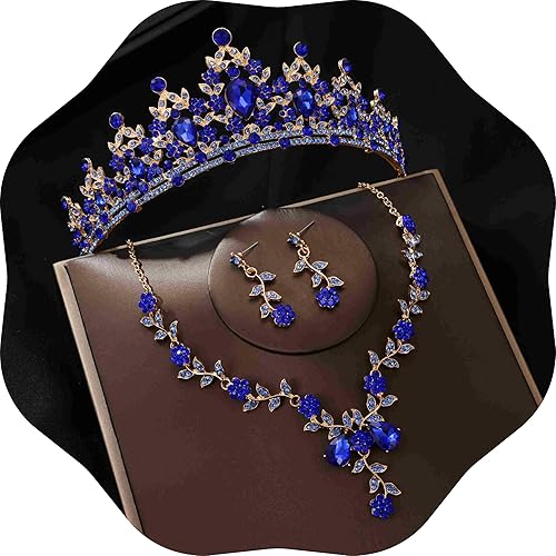 Amazon.com: Kamirola Tiaras and Crowns for Women,Tiaras Earrings ...