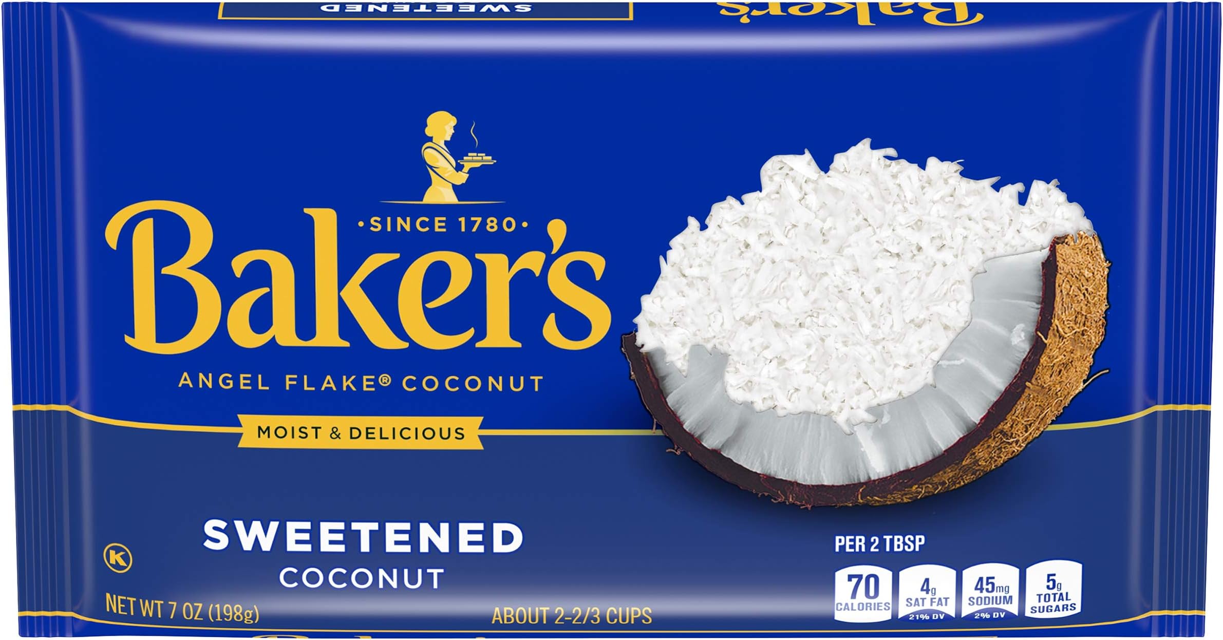 Amazon.com : Bakers Coconut Angel Flakes, 7 oz : Grocery & Gourmet Food