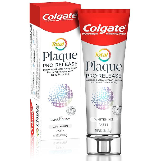 Amazon.com : Colgate Total Plaque Pro Release Whitening Toothpaste, 1 ...