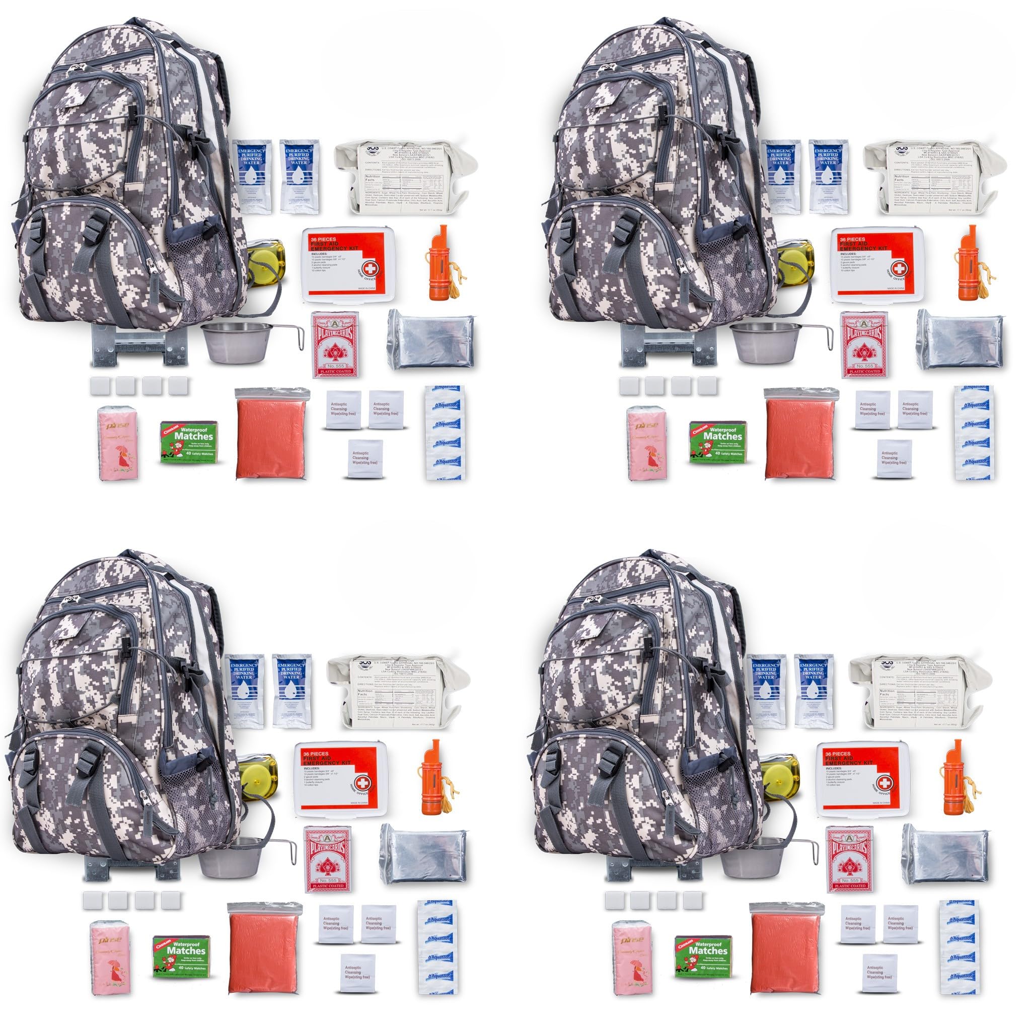 Amazon.com: Family 4 Pack - B72 - Pro Series Deluxe Camo 72 Hour ...
