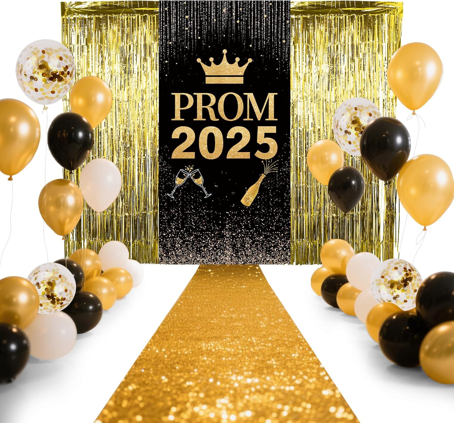 Amazon.com: Prom 2025 Party Decorations Set Glitter Carpet Runner 15 x ...