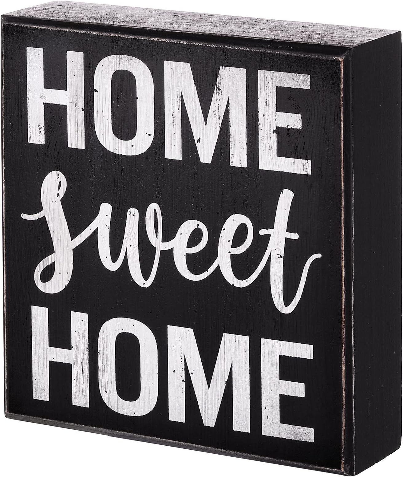 Amazon.com: Wood Sign Home Sweet Home Tiered Tray Decor Farmhouse Decor ...