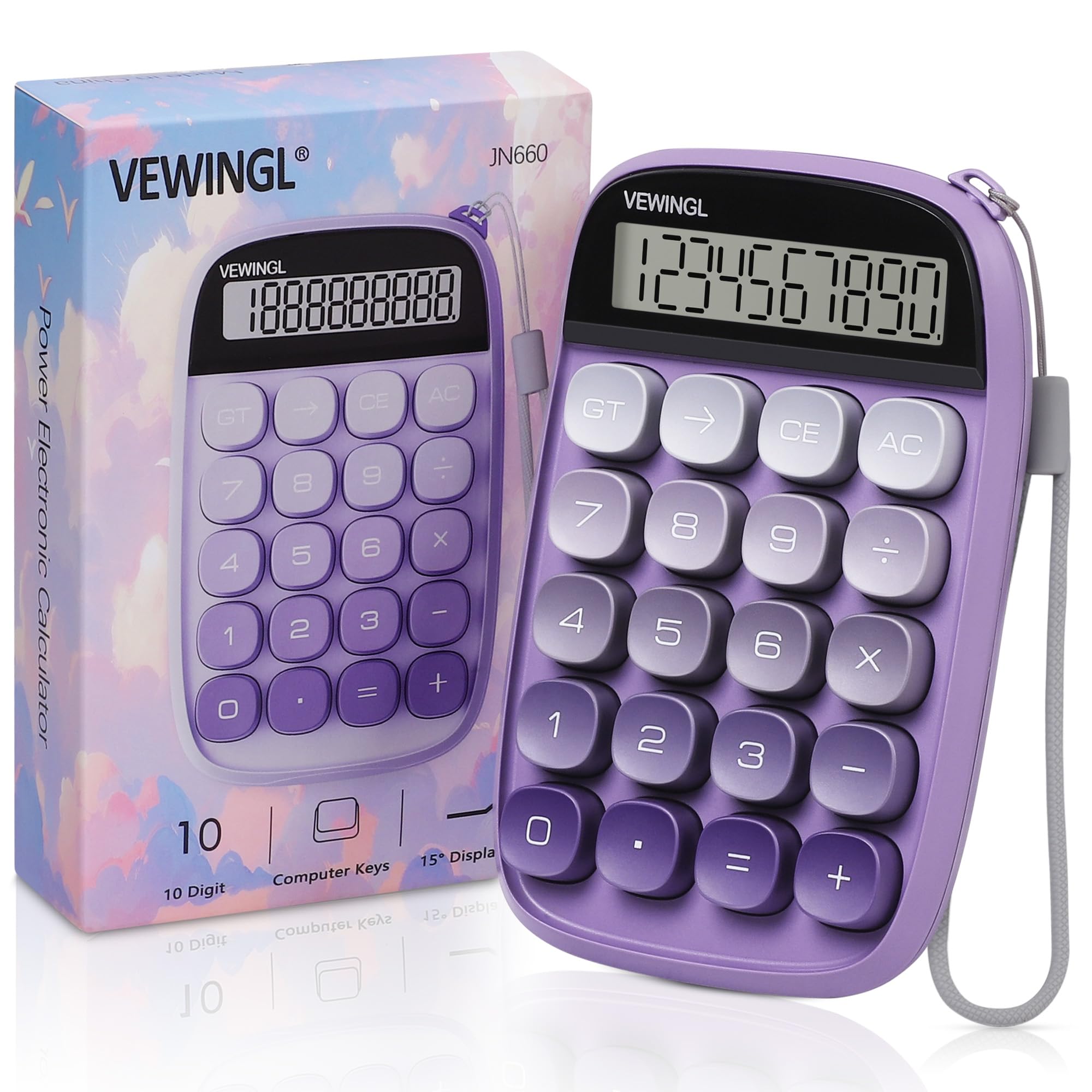 Snapklik.com : VEWINGL Mechanical Switch Calculator,Purple Calculator ...