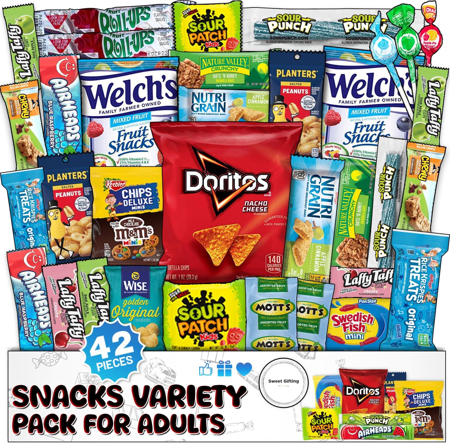 Amazon.com : CRAVEBOX Snack Box (70 count) Halloween Treats Variety ...