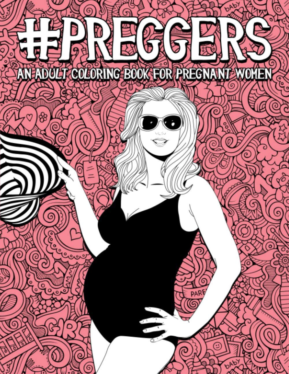 Amazon.com: Preggers: An Adult Coloring Book for Pregnant Women ...