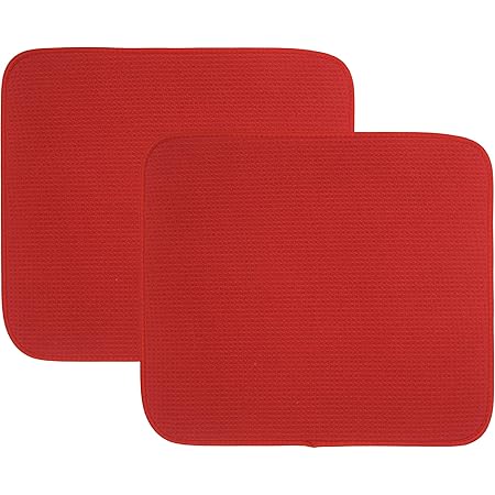 Microfibre Dish Drying Mats Super Absorbent Drying mat for dishes Super ...