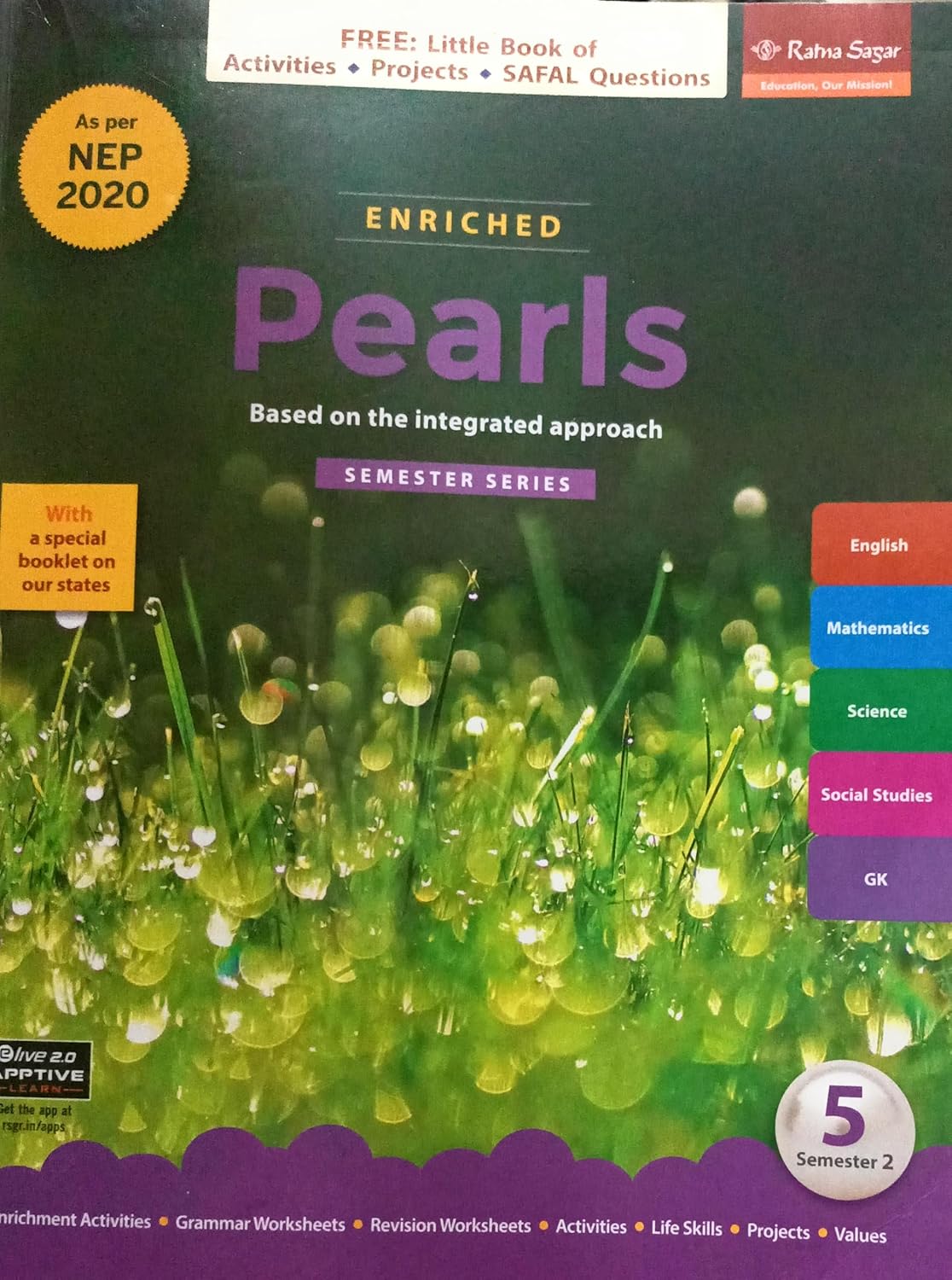 Amazon.in: Buy Pearls semester series class 5 semester 2 Book Online at ...
