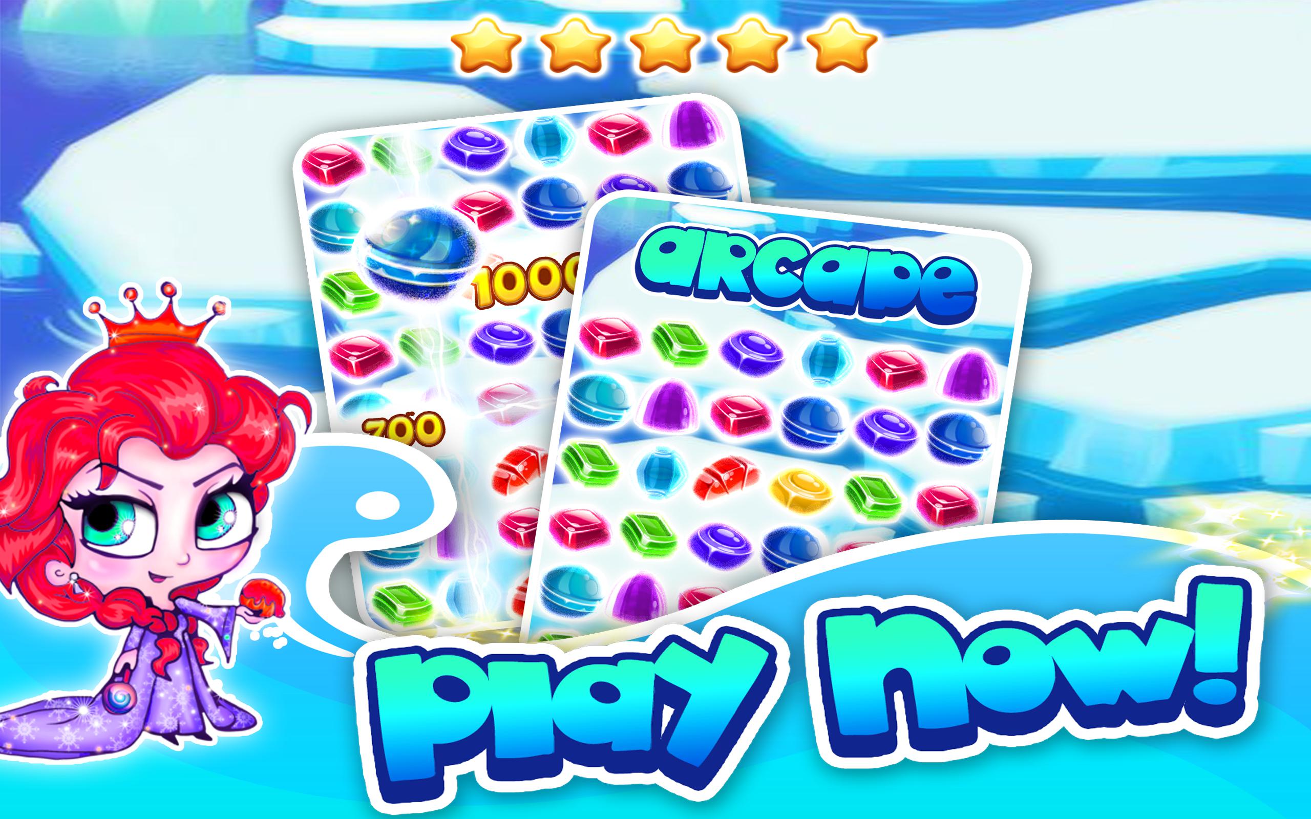 Frozen Ice Queen: Match-3 Candy Game For Kindle Fire - App on Amazon ...