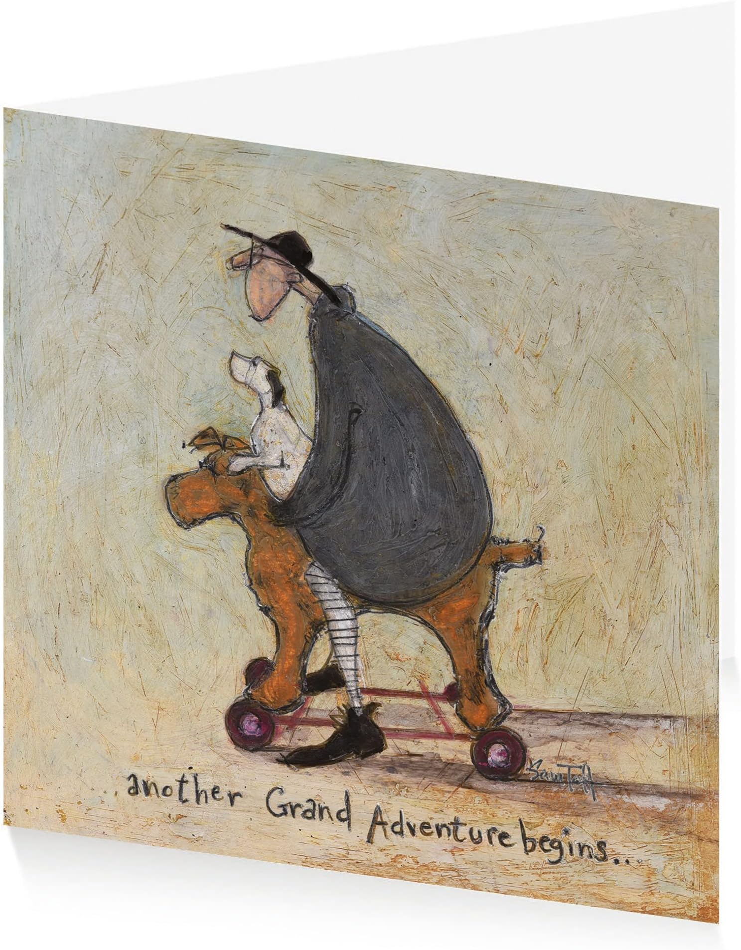 ArtPress Sam Toft Yay Art Greeting Card : Amazon.co.uk: Stationery ...