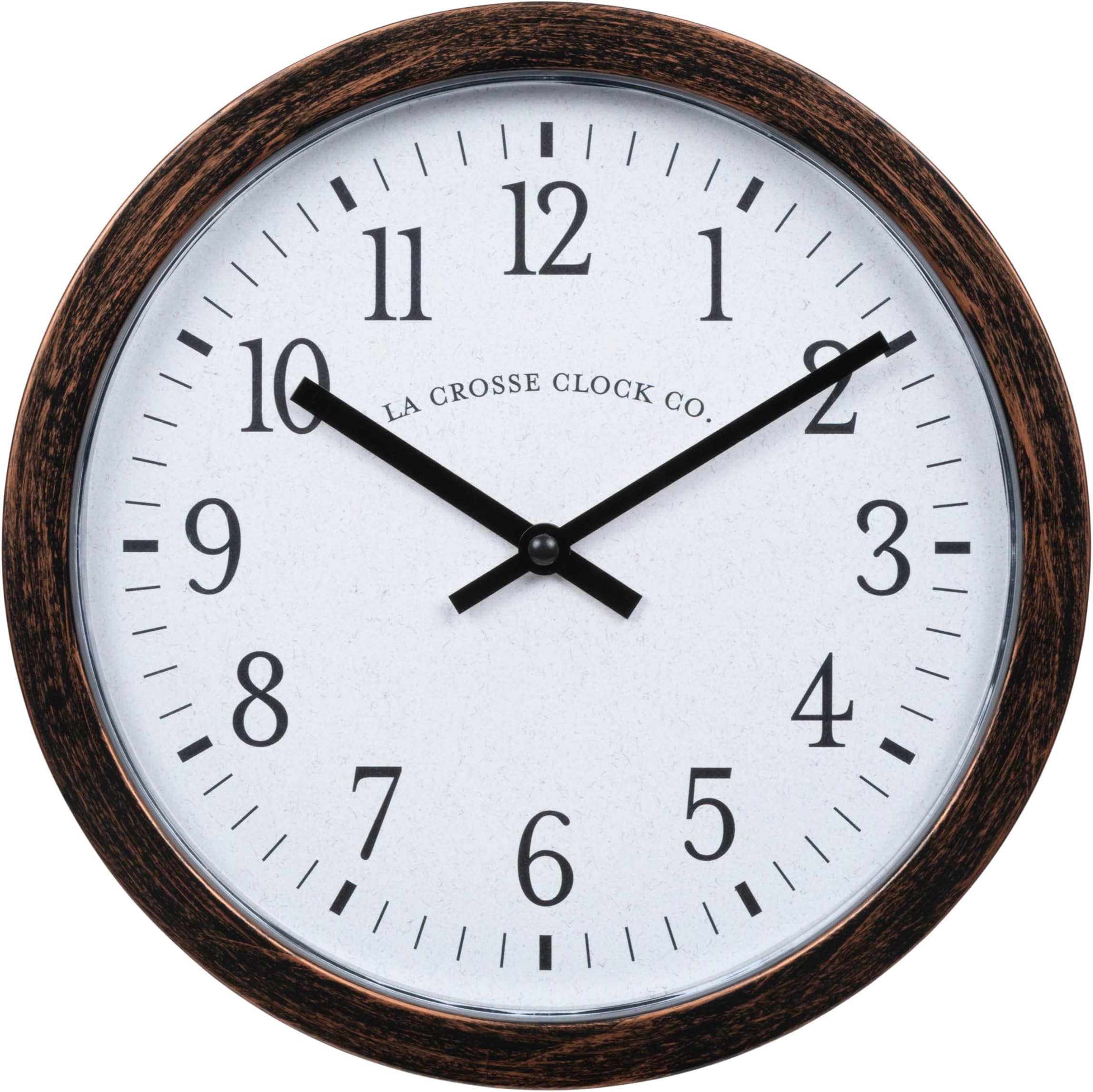 Amazon.com: La Crosse Clock 404-3825HC 9.80-Inch Quartz Analog Wall ...