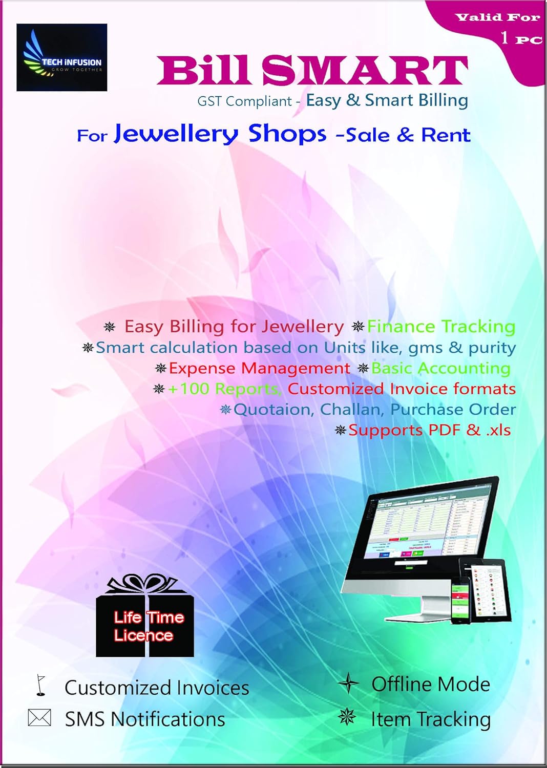 Buy BILL SMART - Accounting & Billing Software for Jewellery Shops ...