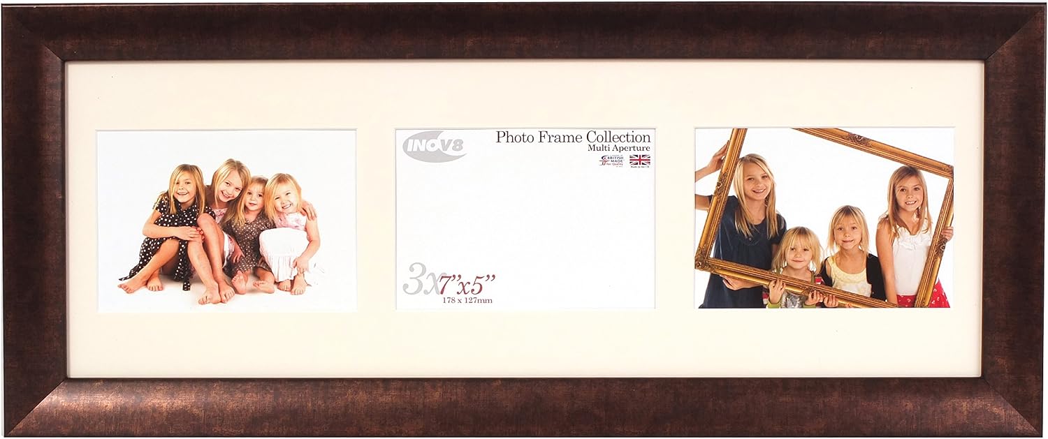 Amazon.com - Inov8 British Made Traditional Picture/Photo Frame, Triple ...