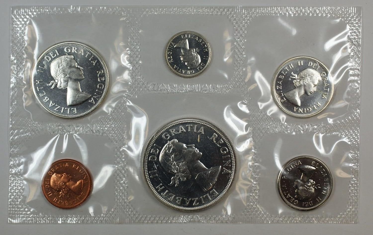 CA 1964 Canada Proof Like Silver Proof Set 6-Coin Set Proof-Proof Like ...