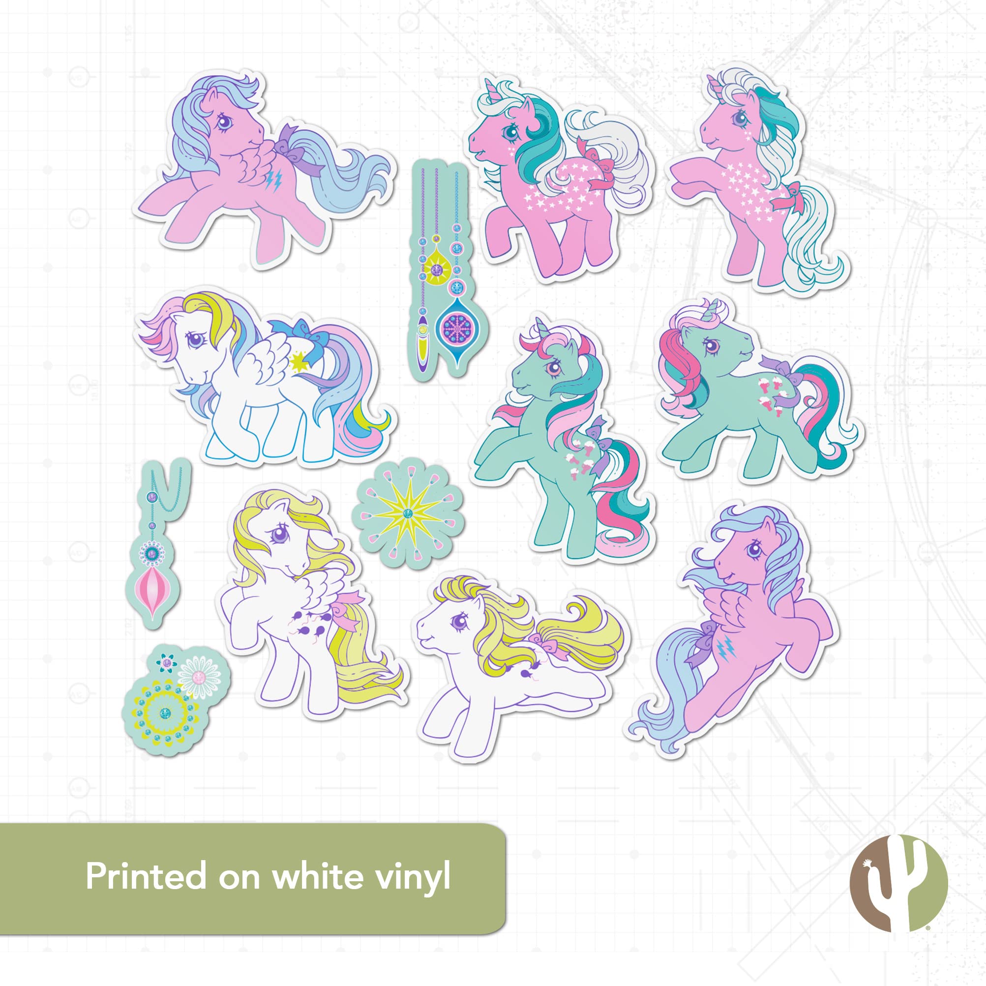 Snapklik.com : Desert Cactus My Little Pony Sticker - 13 Vinyl Decal ...